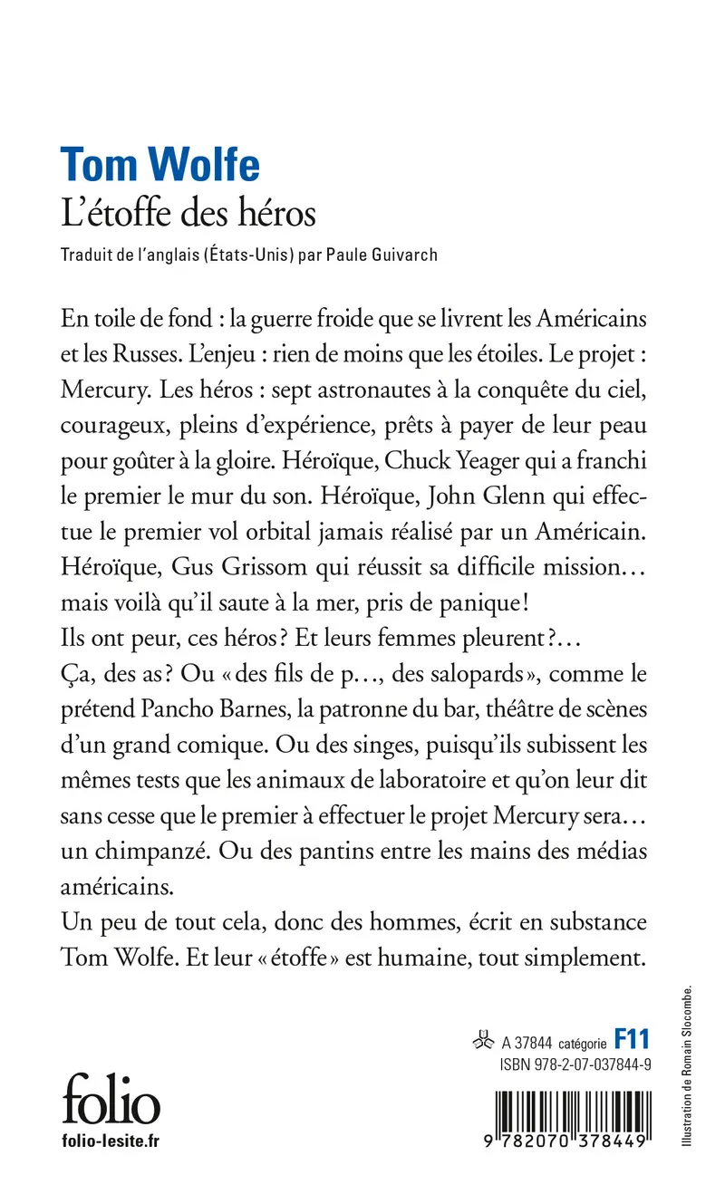 Livre L'étoffe des héros | Folio Livre L'étoffe des héros | Folio