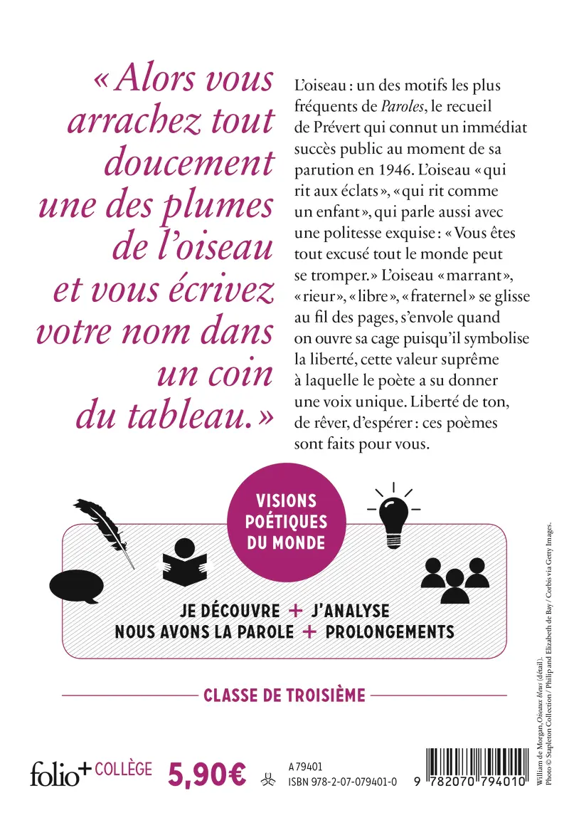 Auteur Jacques Prévert - livres de Jacques Prévert | Folio Auteur Jacques Prévert - livres de Jacques Prévert | Folio